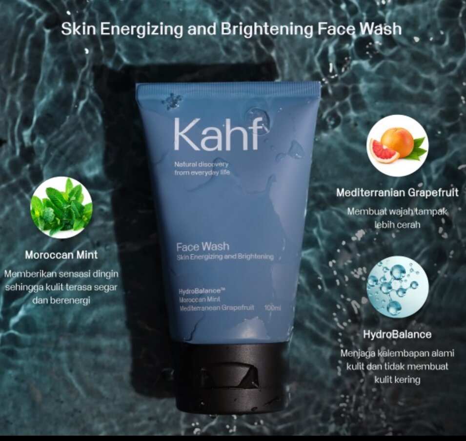 Kahf Skin Energizing & Brightening Face Wash 100 ml | Lazada Indonesia