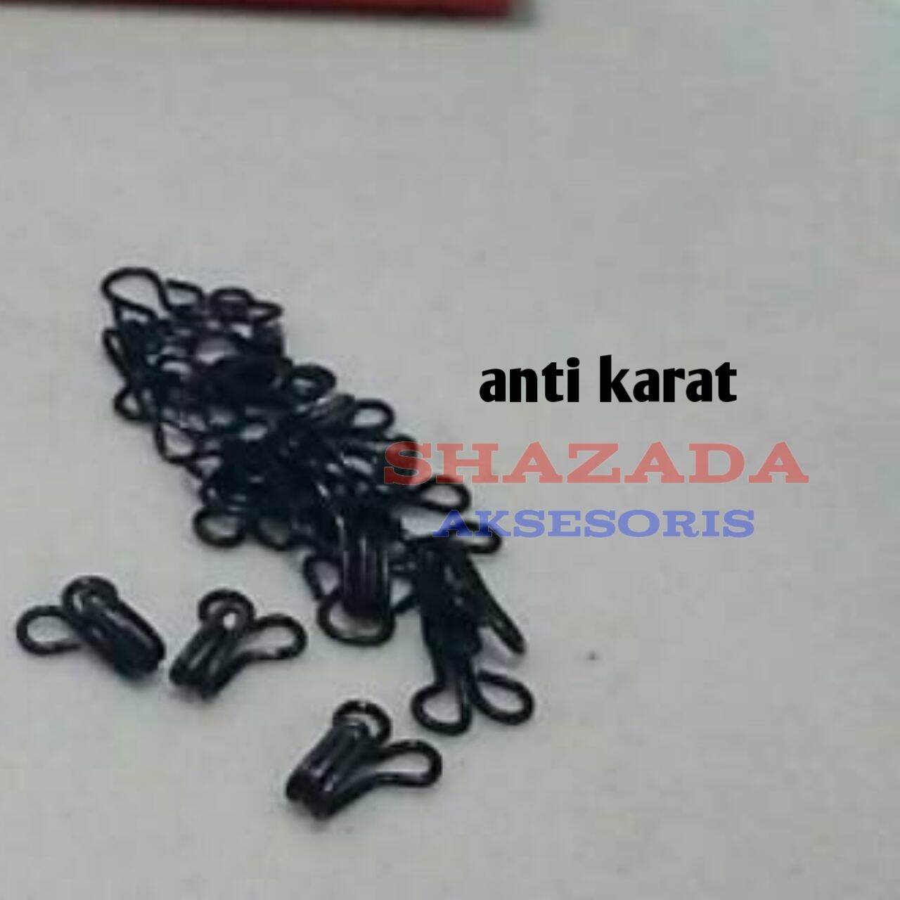 (COD)kancing hak kait kecil hitam /kancing kait bra kancing pengait bra ...
