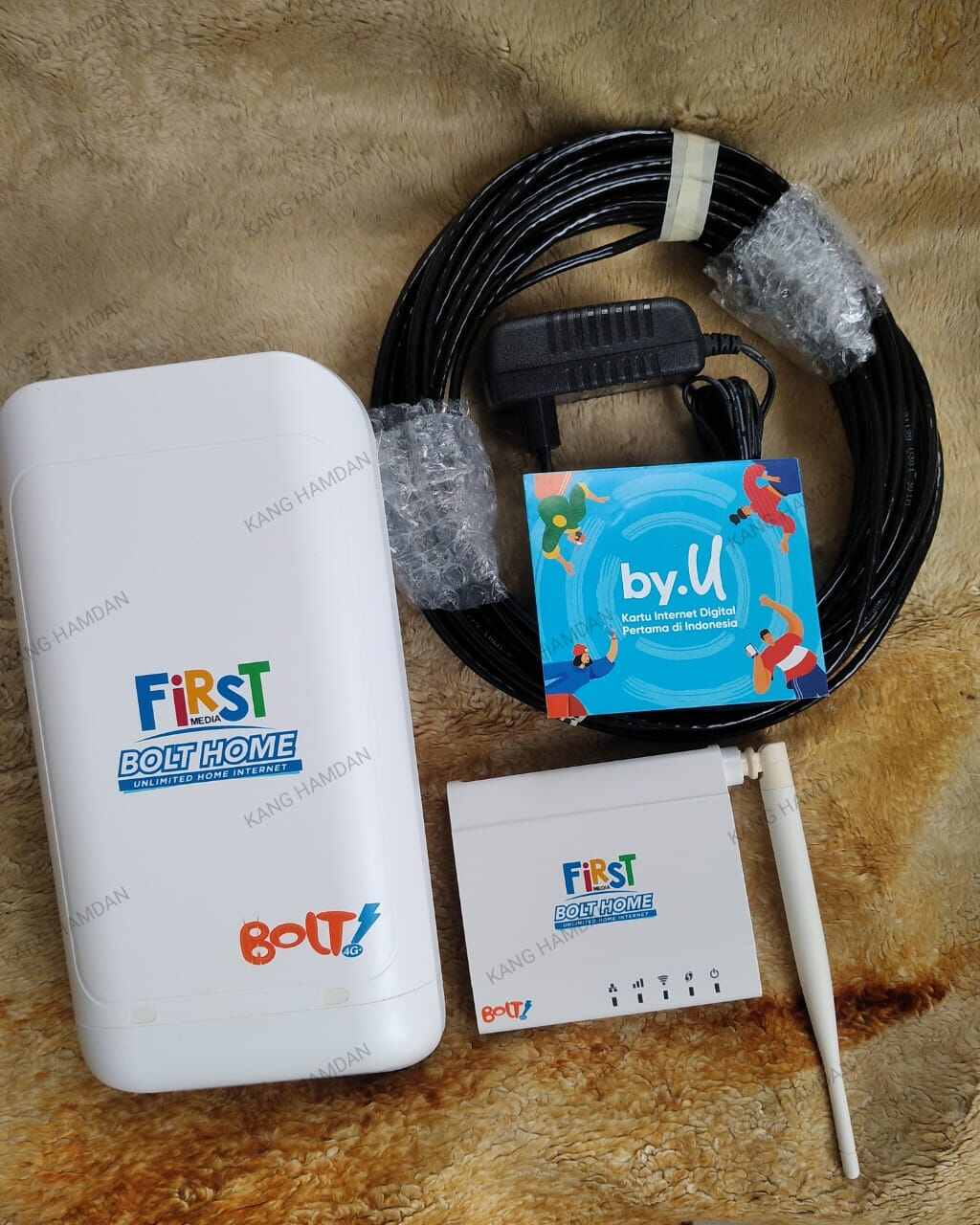 MODEM WIFI BOLT TITAN SUDAH UNLOCK+LAN OUTDOOR+PERDANA BYU | Lazada ...