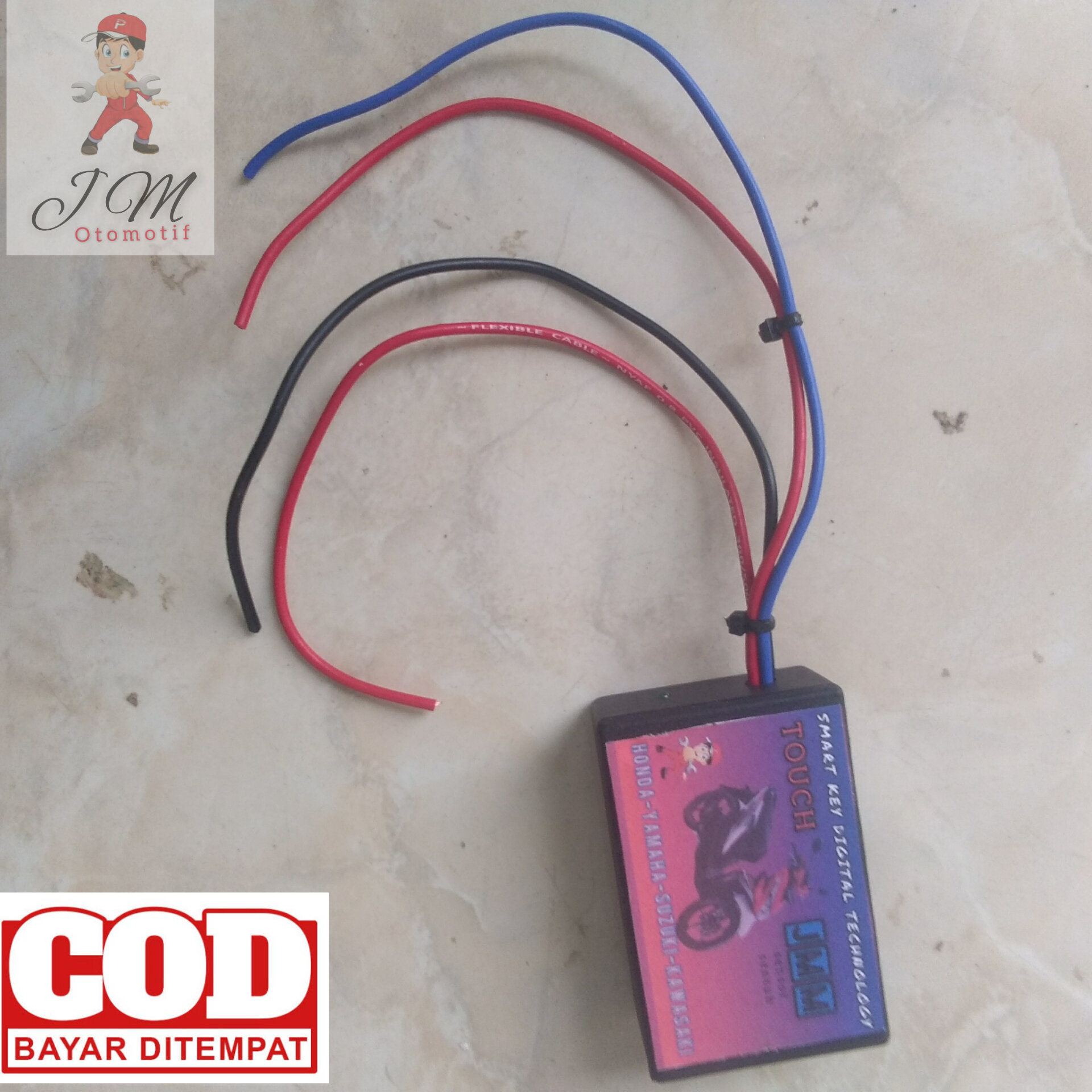 pengaman motor sensor sentuh jari anti maling | Lazada Indonesia