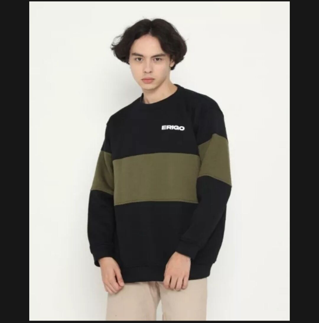 sweater erigo / sweater erigo / crewneck erigo / basic erigo kombinasi ...