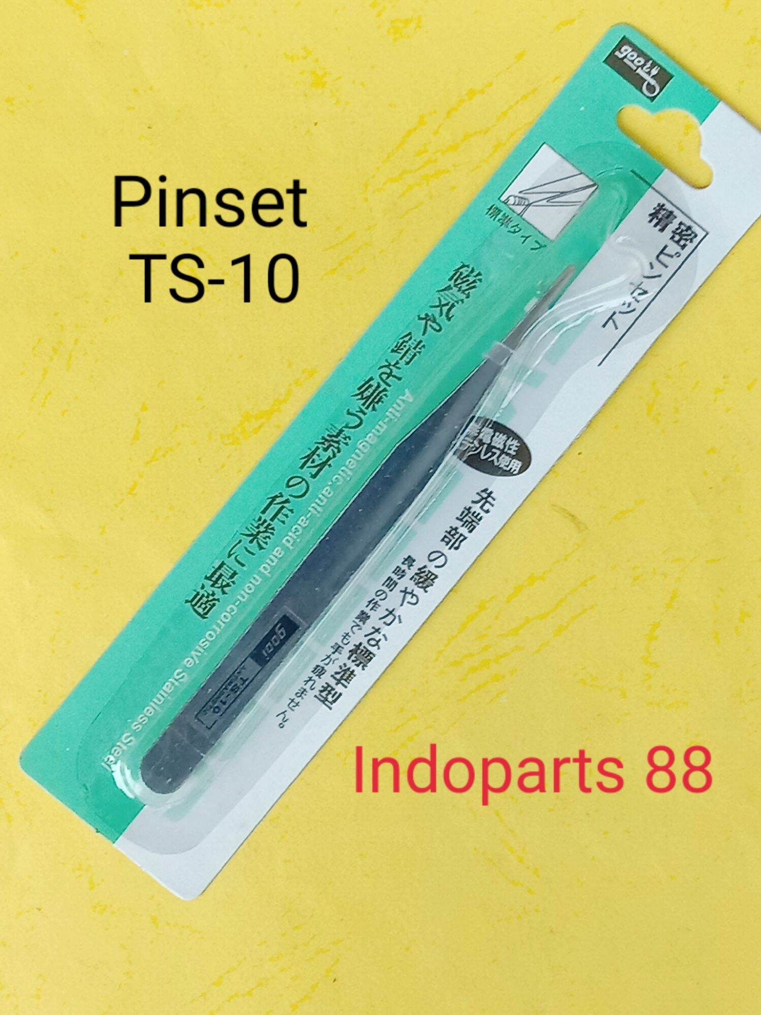 (1 Buah ) PINSET TS-10 PINSET LURUS TS - 10 PENJEPIT LABOLATORIUM ...