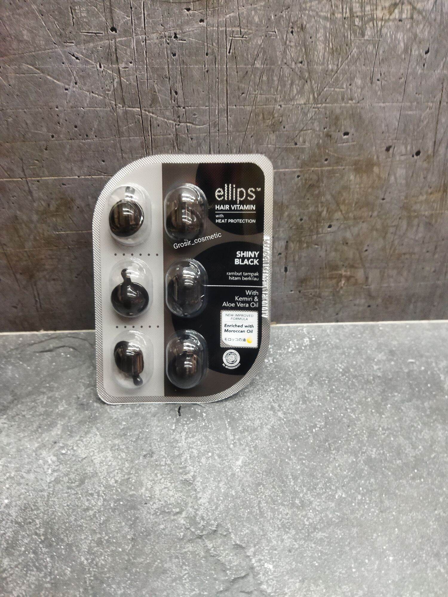 Elips vitamin rambut hitam ( 1 lembar ) | Lazada Indonesia