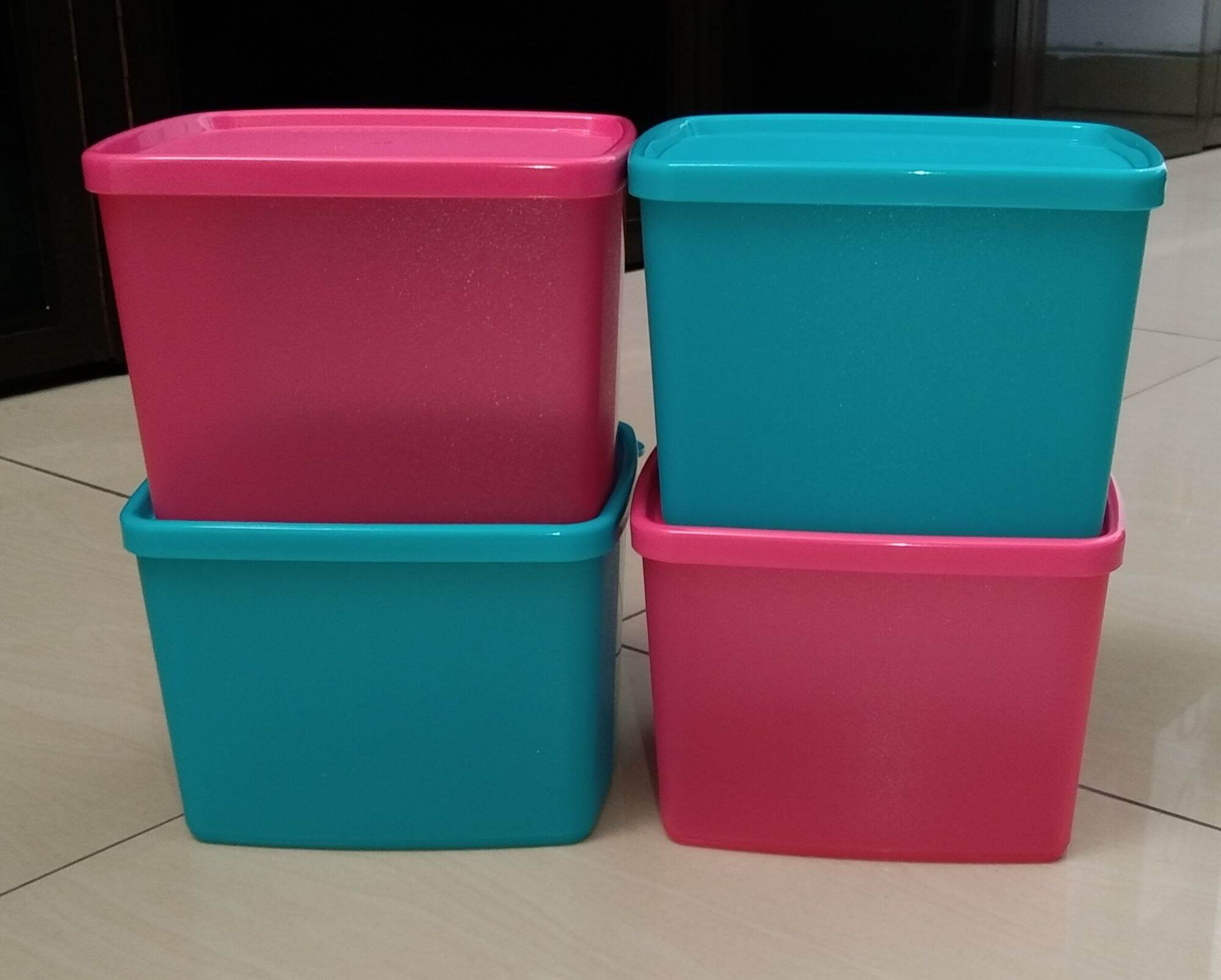 TOPLES MEDIUM SQUARE ROUND LIMITED EDITION TUPPERWARE ( HANYA 1 PCS ...