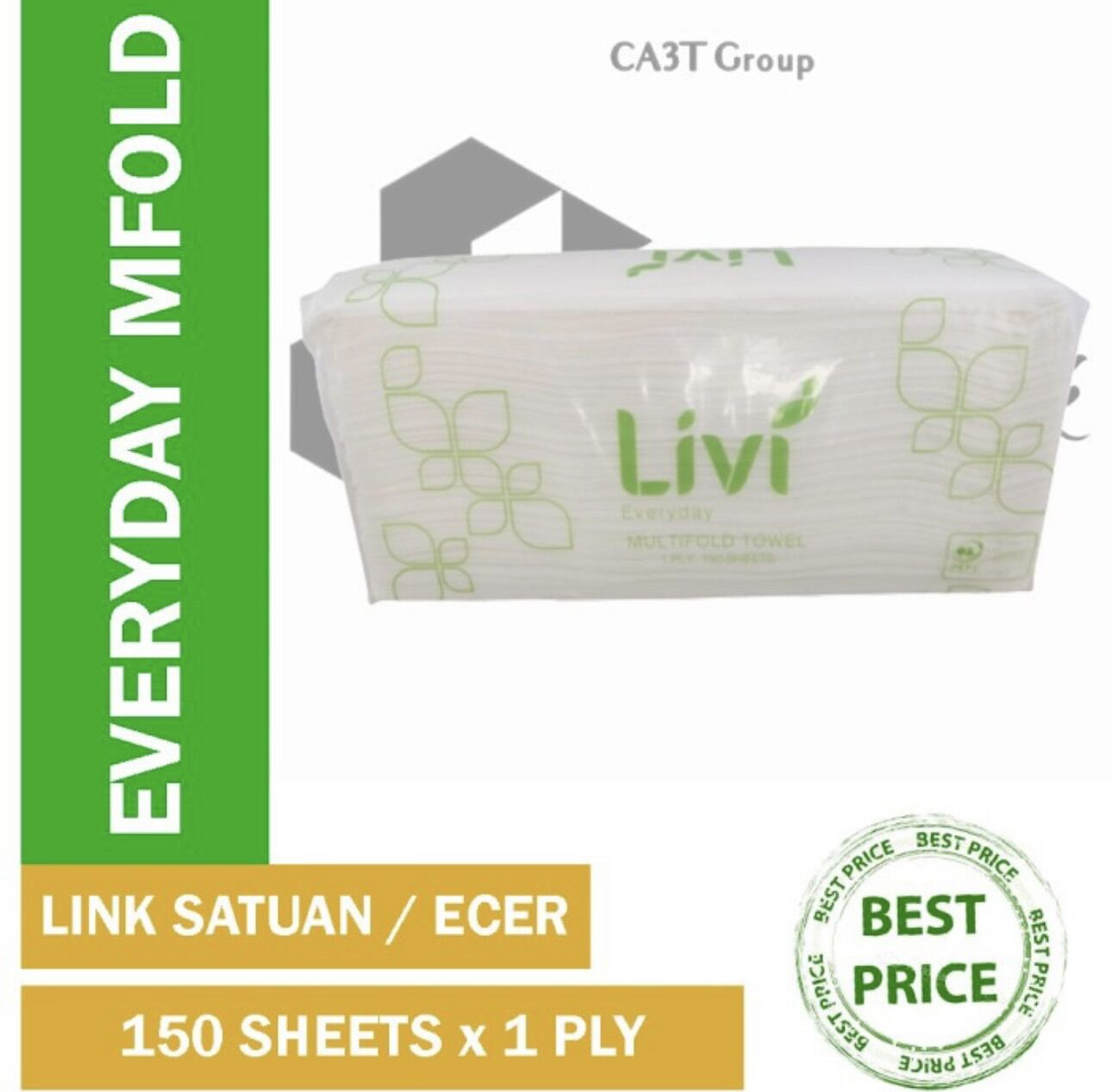 Tissue Livi Smart Multifold/ Tissue Wastafel/ Tissue Handuk / Tissue ...