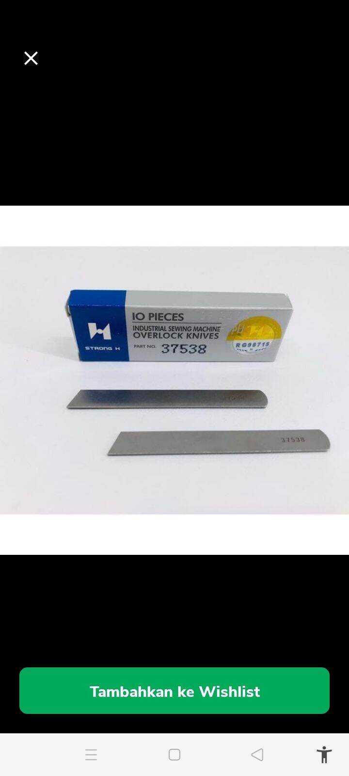 Pisau bawah obras kecil 37538 strong h | Lazada Indonesia