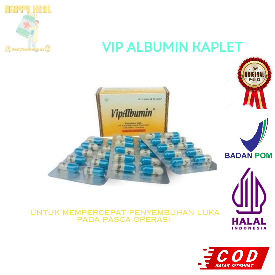 VIPALBUMIN 1 STRIP | Lazada Indonesia