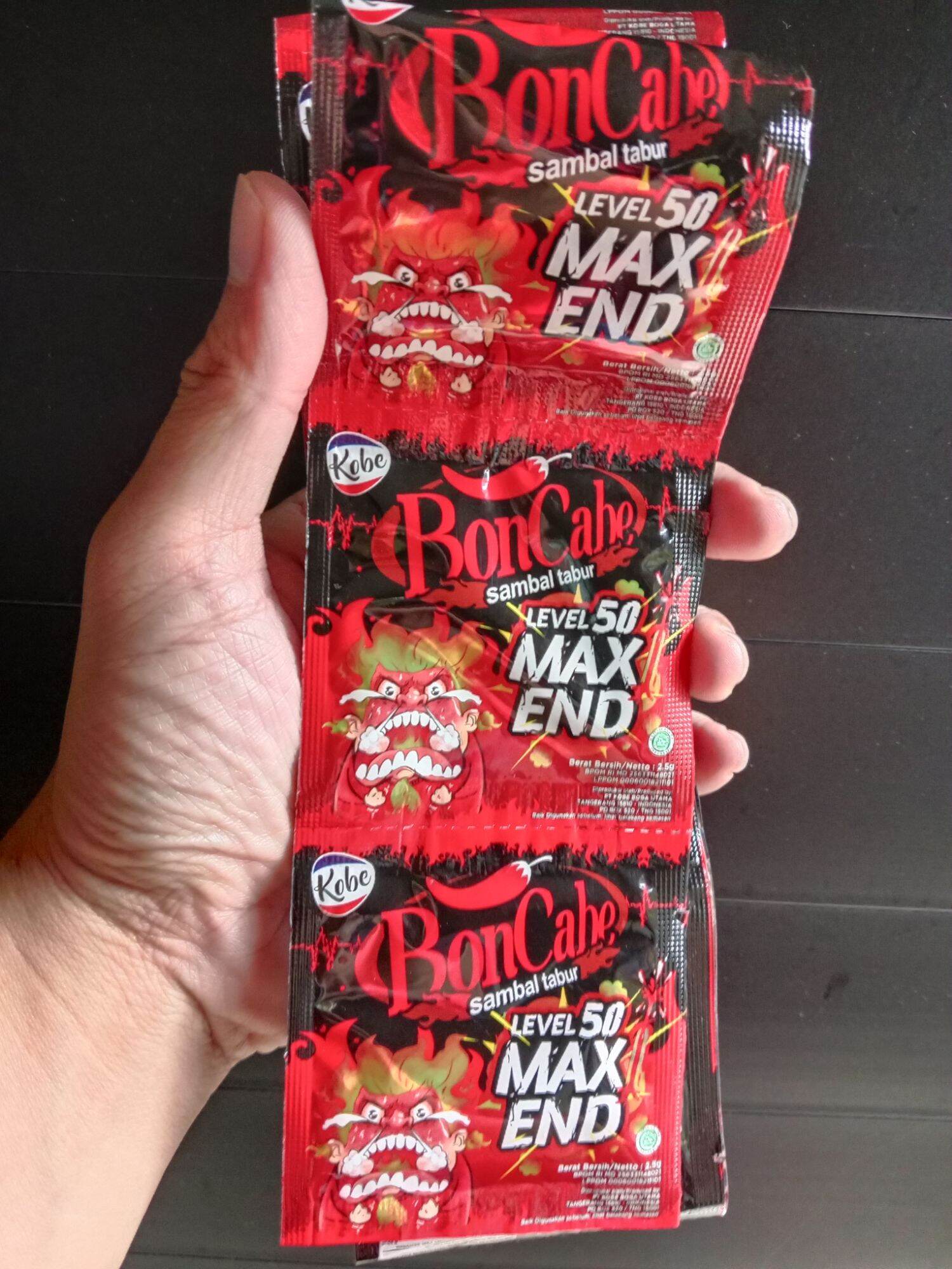 Bon Cabe Level 50 Max End Kemasan 1 Renceng isi 12 Sachet | Lazada ...