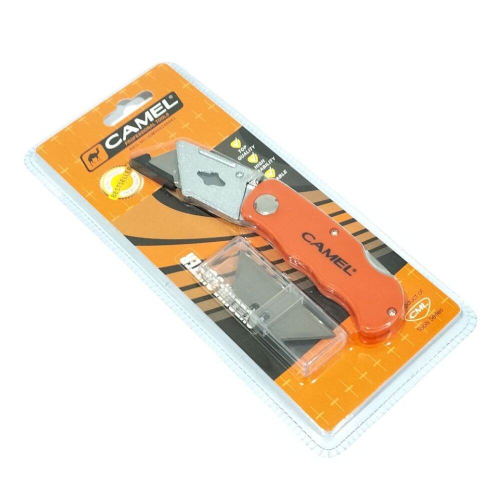 CUTTER GYPSUM Pisau Lipat Gipsum Triplek Akrilik Utility Knife CAMEL ...