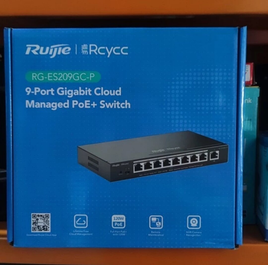 Ruijie-Reyee RG-ES209GC-P | 9-Port Gigabit Smart Cloud Mananged PoE ...