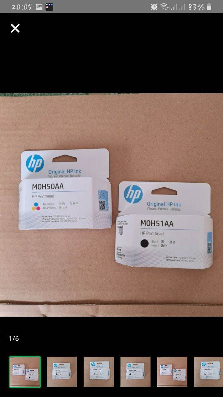 HP Print Head Kit GT 51 Black dan GT 52 Color.HP Print Head Kit GT 51 ...