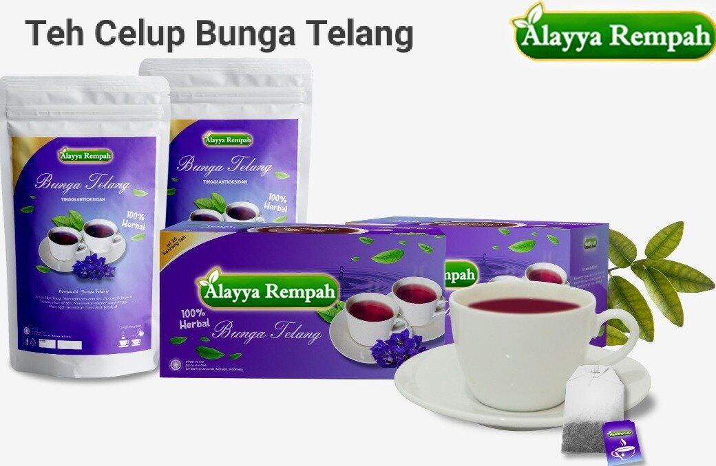 Teh Celup Bunga Telang by Alayya | Lazada Indonesia