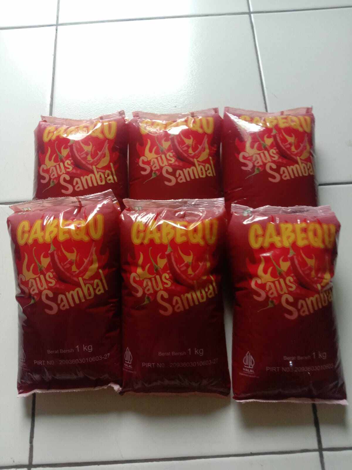 cabequ saus Refill 1kg | Lazada Indonesia