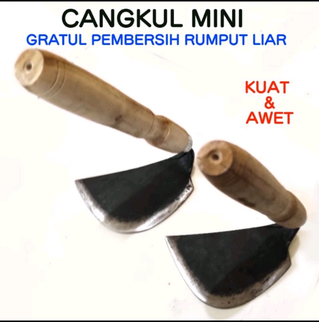 Cangkul Mini Pacul Kecil Alat Membersihkan Rumput Berkebun Praktis ...