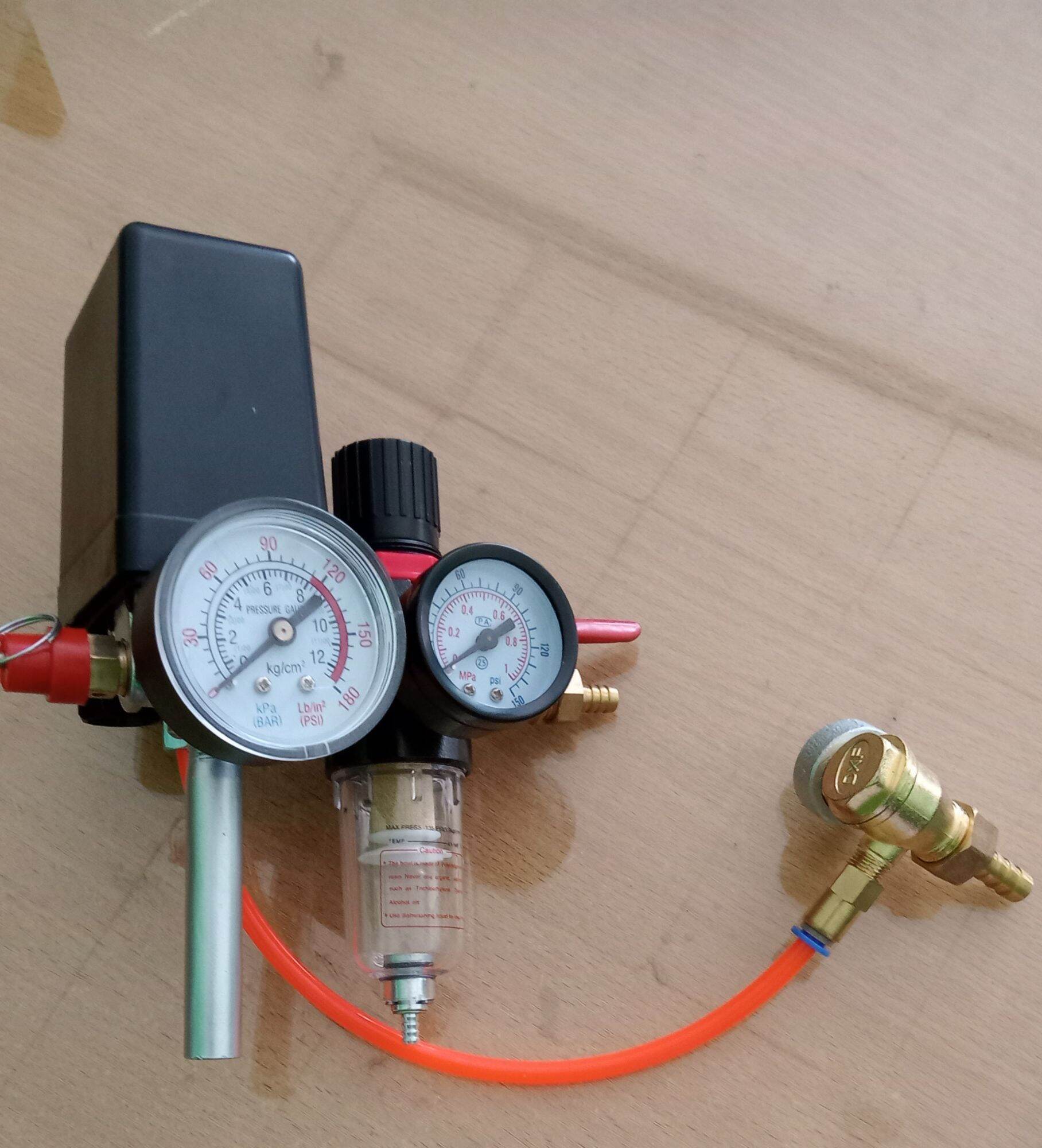 Otomatis Fullset Rakit Kompresor +regulator filter kompresor(12komponen ...