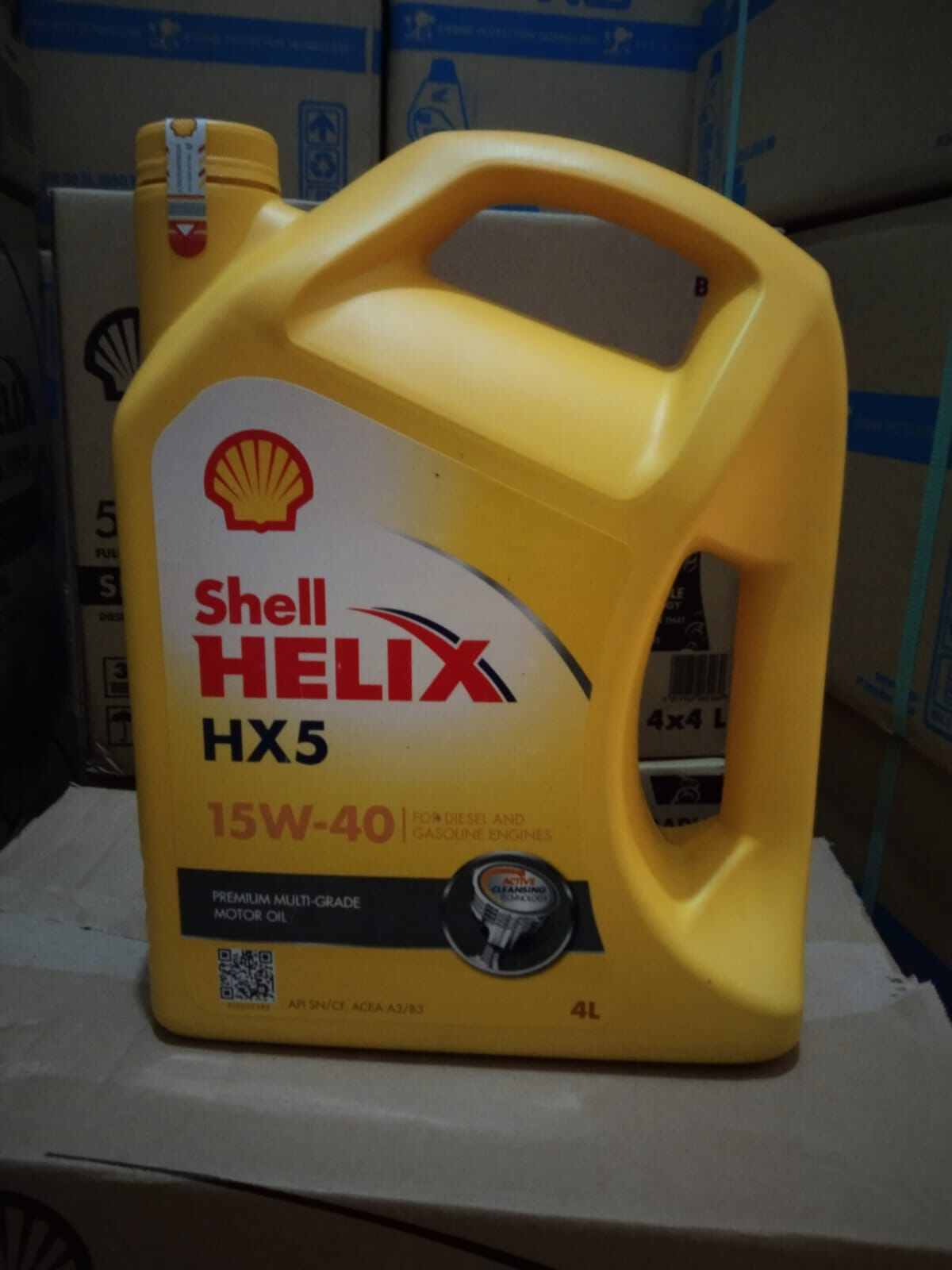 Shell HELIX HX5 15W-40 Oli Mobil Untuk Mesin Diesel dan Gasoline 💯 ...
