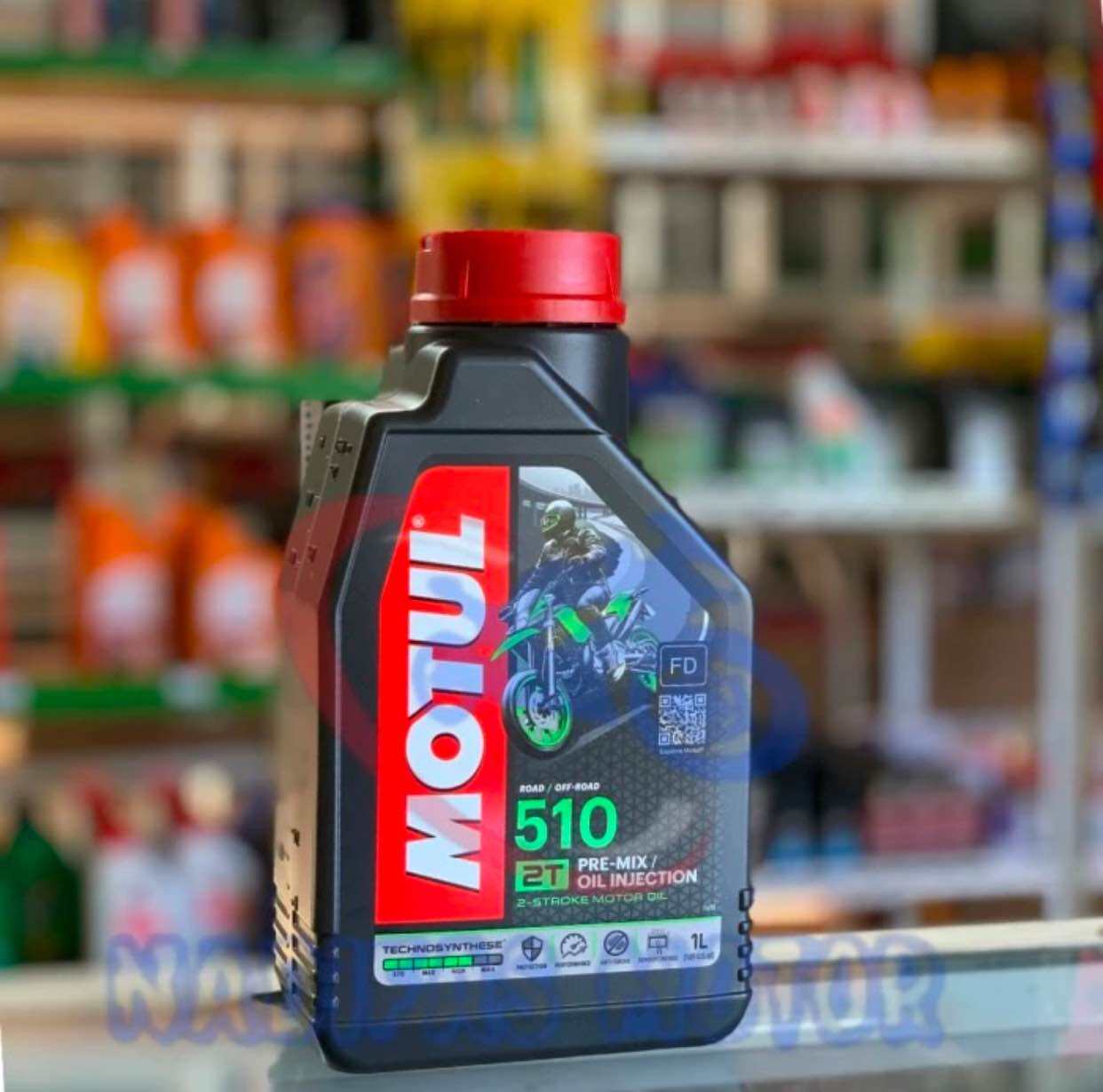 Oli MOTUL 510 2T PRE-MIX Original 1 Liter - Oil Injection Oli Samping ...