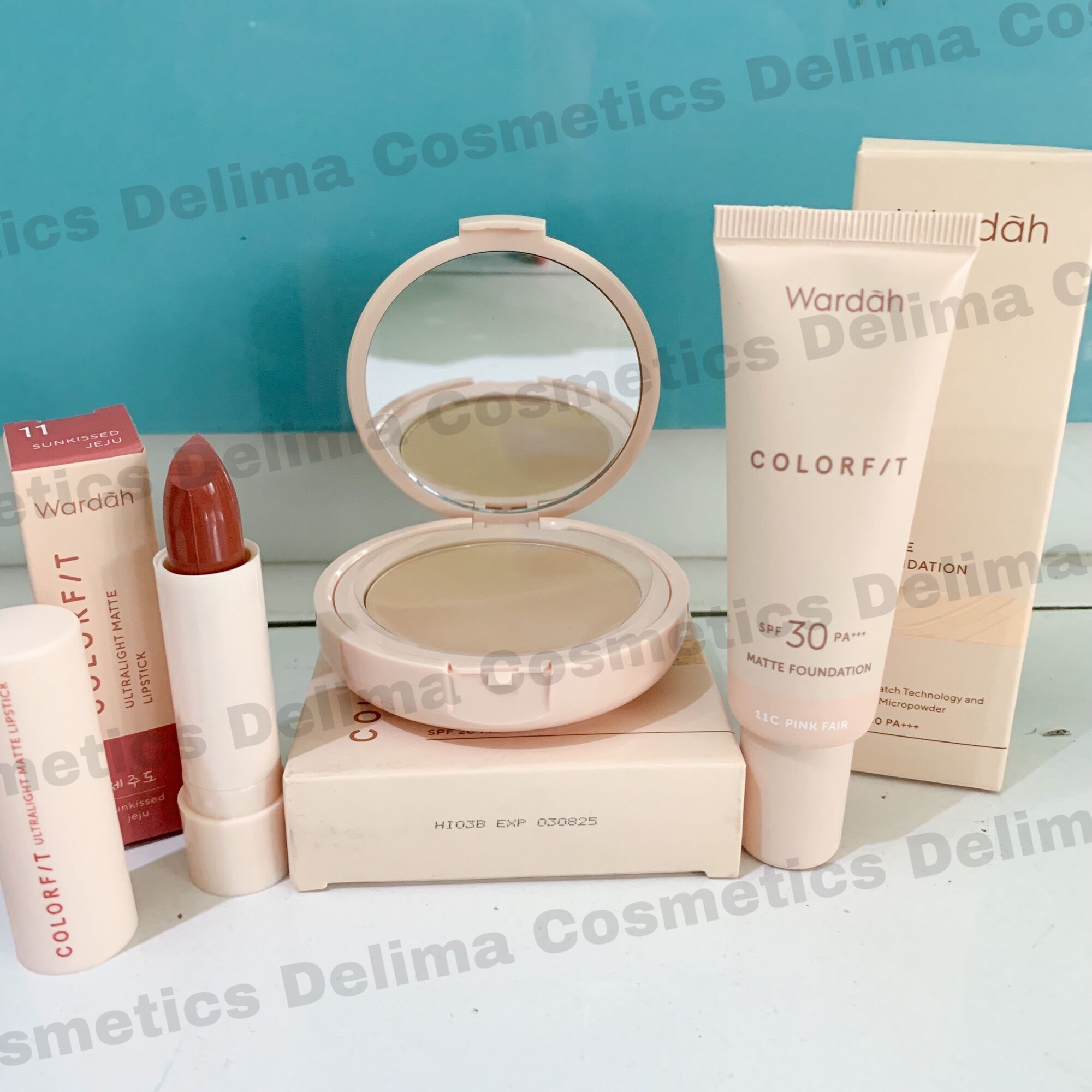 (Bisa COD) Wardah Colorfit Makeup Set / Bedak Lengkap / Paket Wardah ...