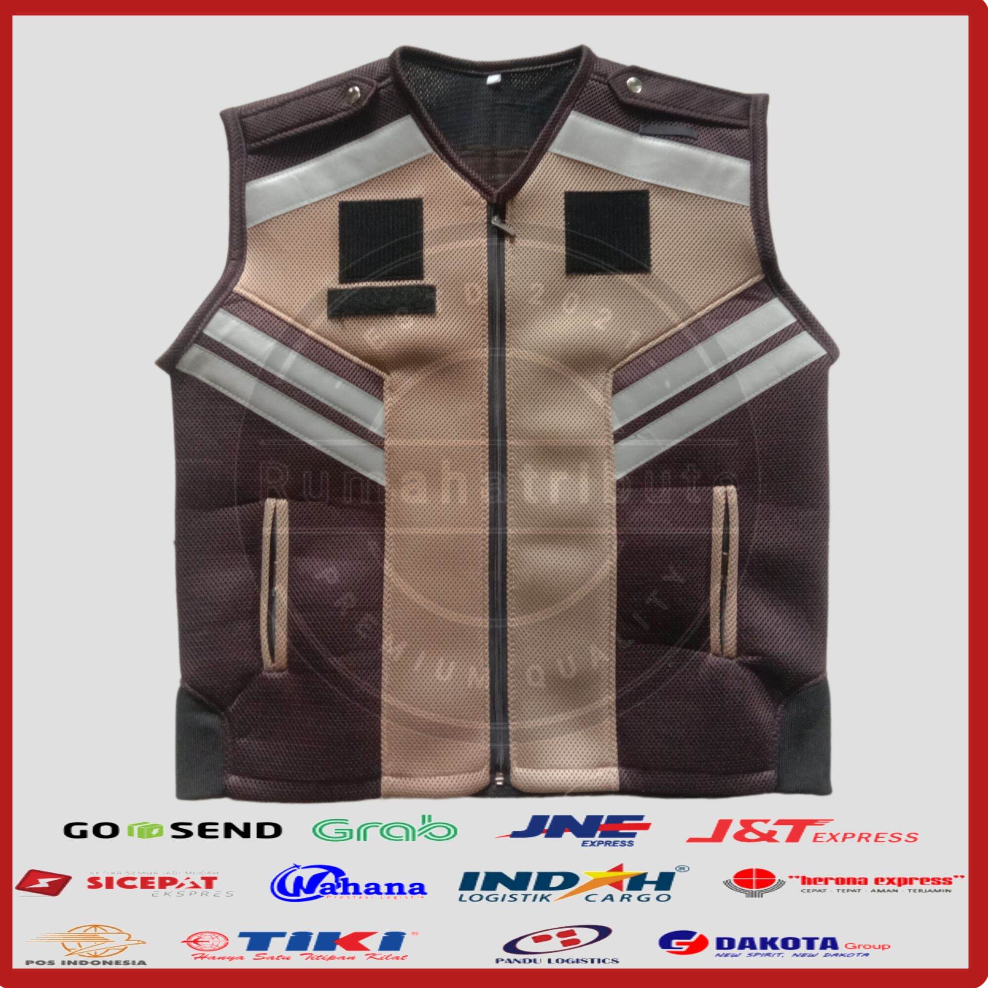 Rompi Pramuka | Rompi coklat hitam bahan tebal | Lazada Indonesia