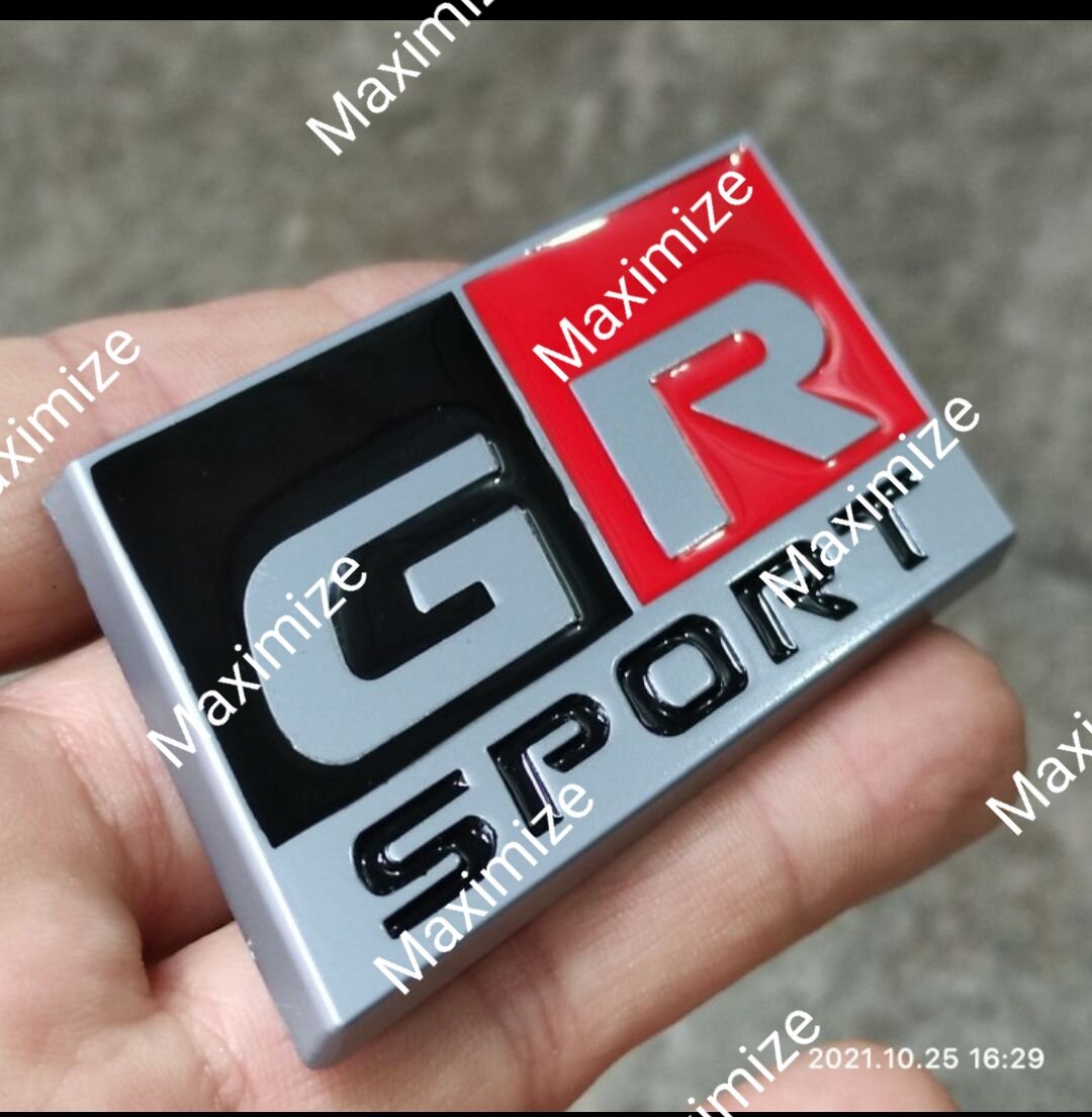 Emblem GR sport tulisan GR sporty emblem Gazo Racing sport | Lazada ...