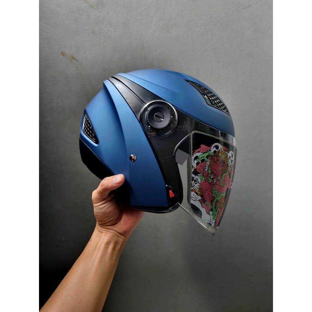 HELM ZS ZEUS 610 PULL WARNA DOBEL VISOR | Lazada Indonesia