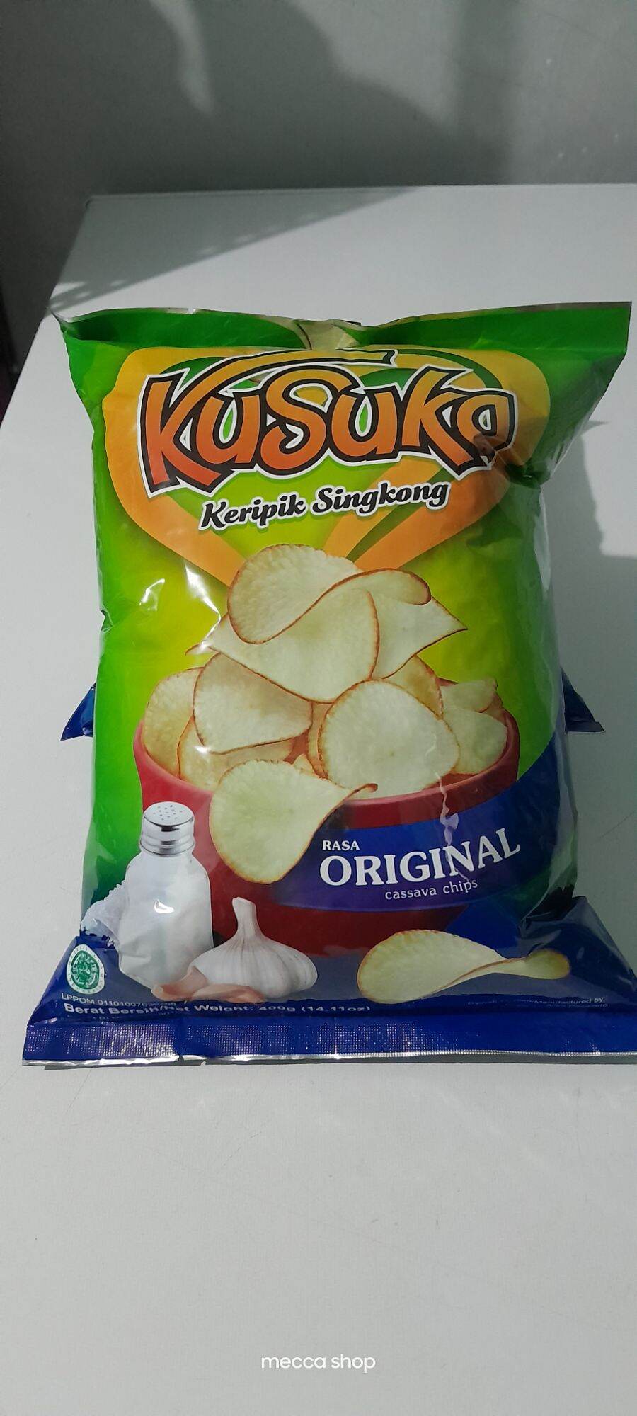 KUSUKA kripik singkong kemasan jumbo 400g | Lazada Indonesia