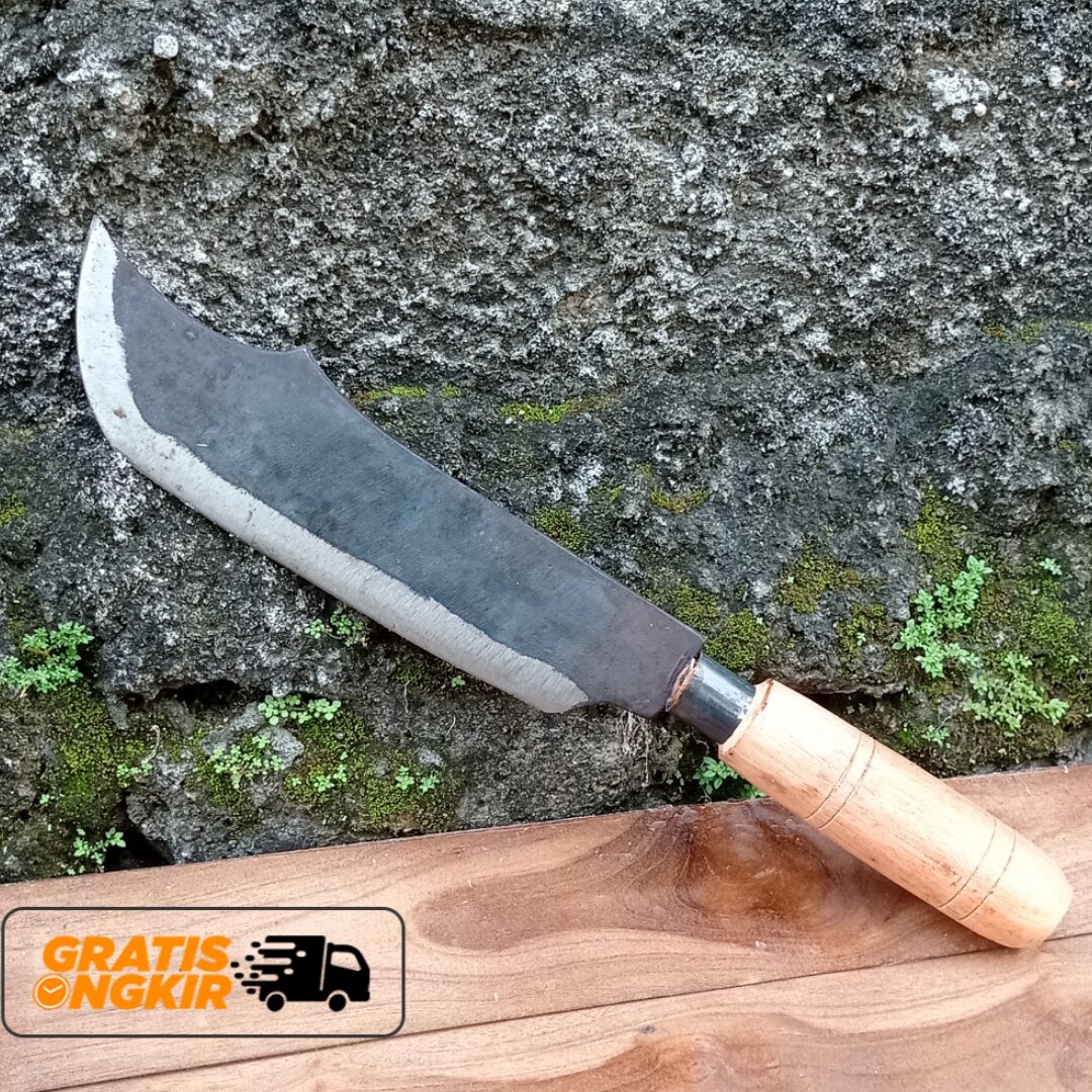 Sabit bendo gagang kayu bahan besi asli super tajam dengan kualitas ...