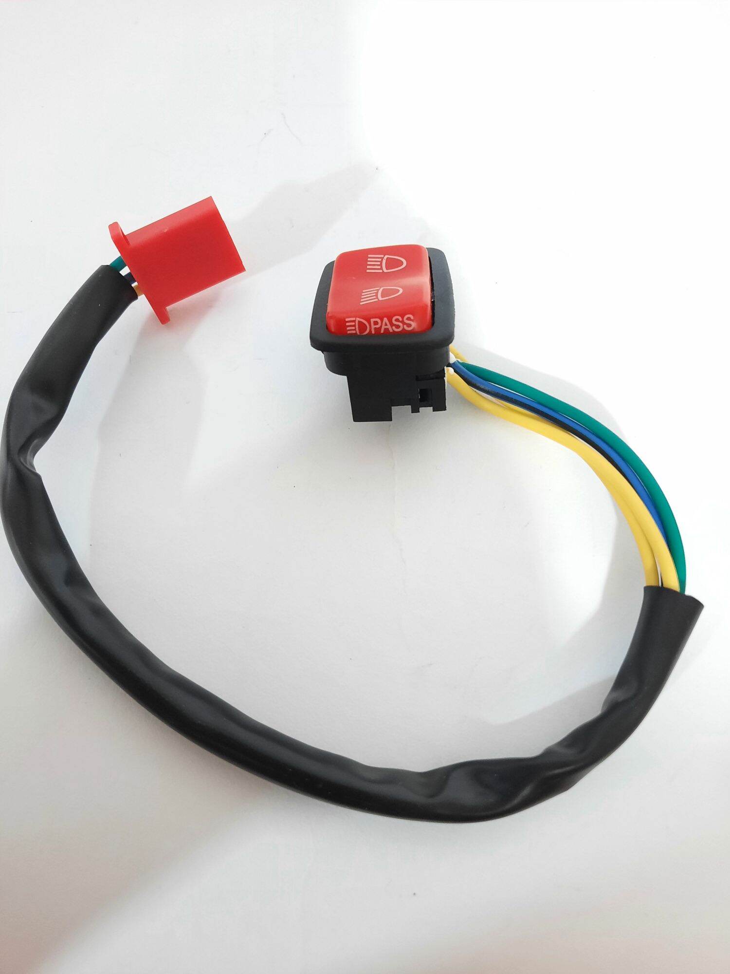 SAKLAR TOMBOL HI DIM PASS BEAM BEAM PASS AEROX 155 VIET MERAH | Lazada ...