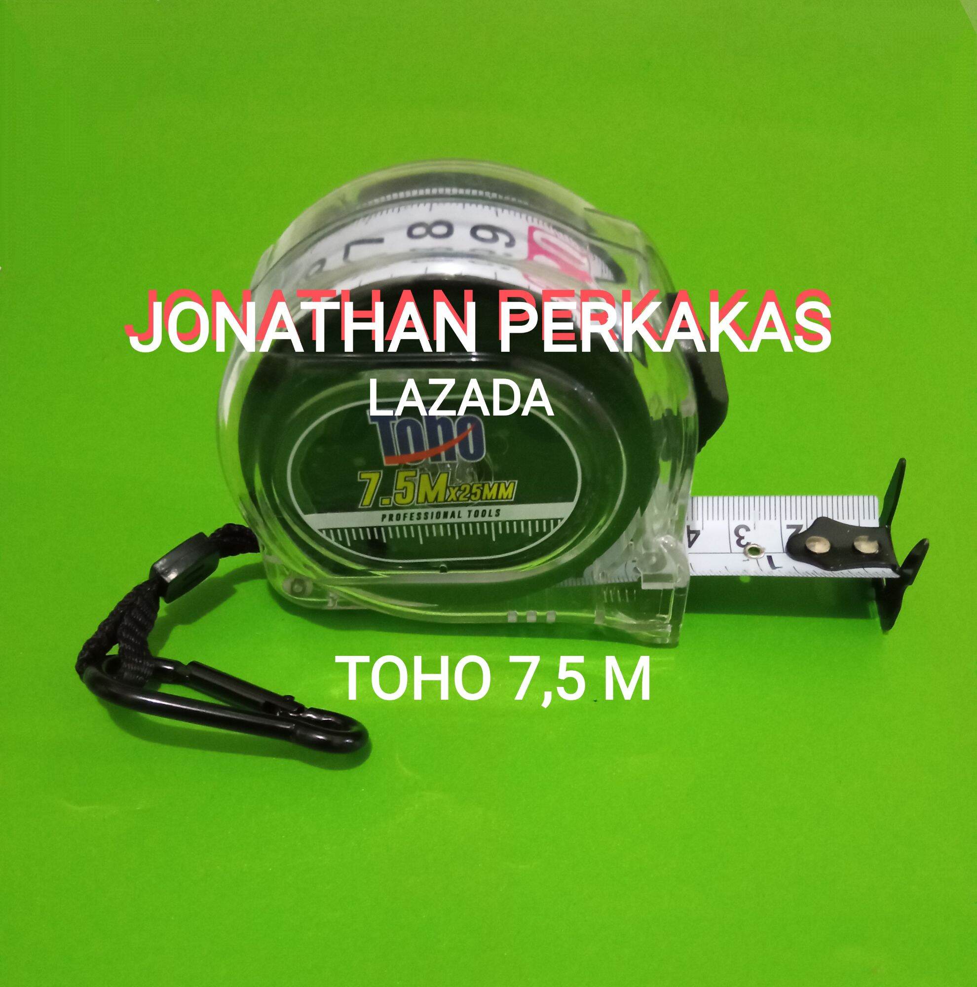 meteran toho transparan 7,5m | Lazada Indonesia