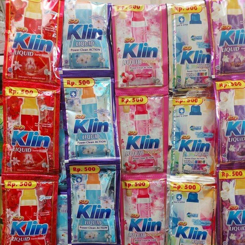 (1 Renceng 14 Sachet) Gentle Gen Deterjen Tumbuhan Detergent Cair ...