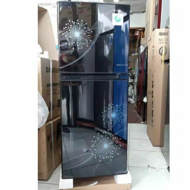 Kulkas/ Lemari Es 2 Pintu Sharp SJ 237 MG 2 Pintu 220L Palembang ...