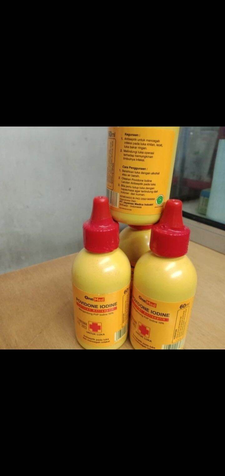 Povidone Iodine 60 ml & 30 ml Onemed~Betadine | Lazada Indonesia