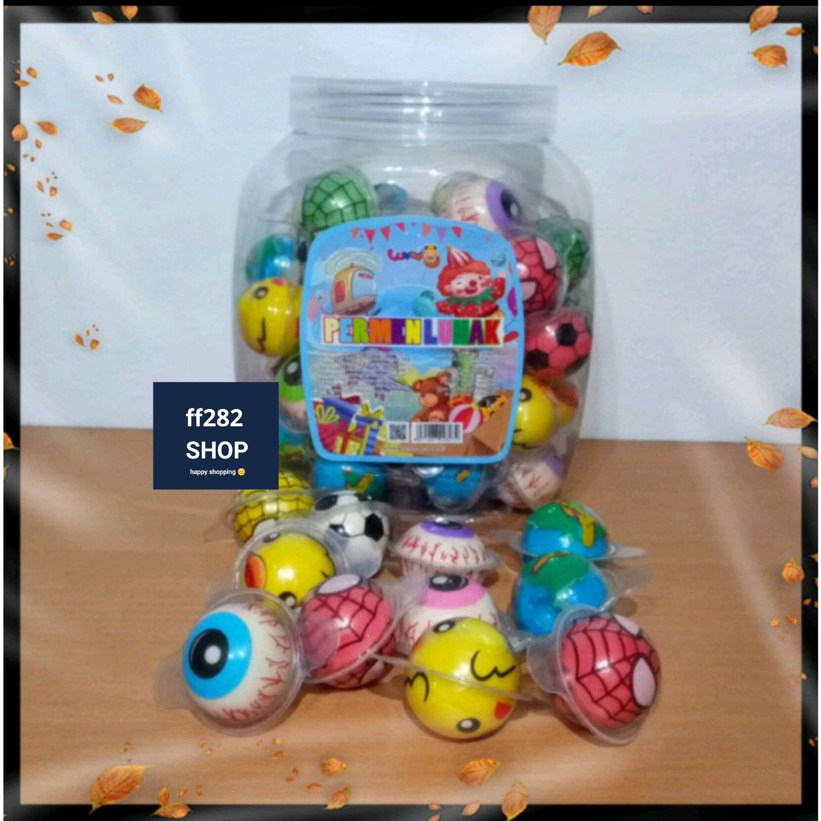 Permen Lunak Jelly Viral Isi 50 (1 Toples) / Permen Trolli / Permen ...