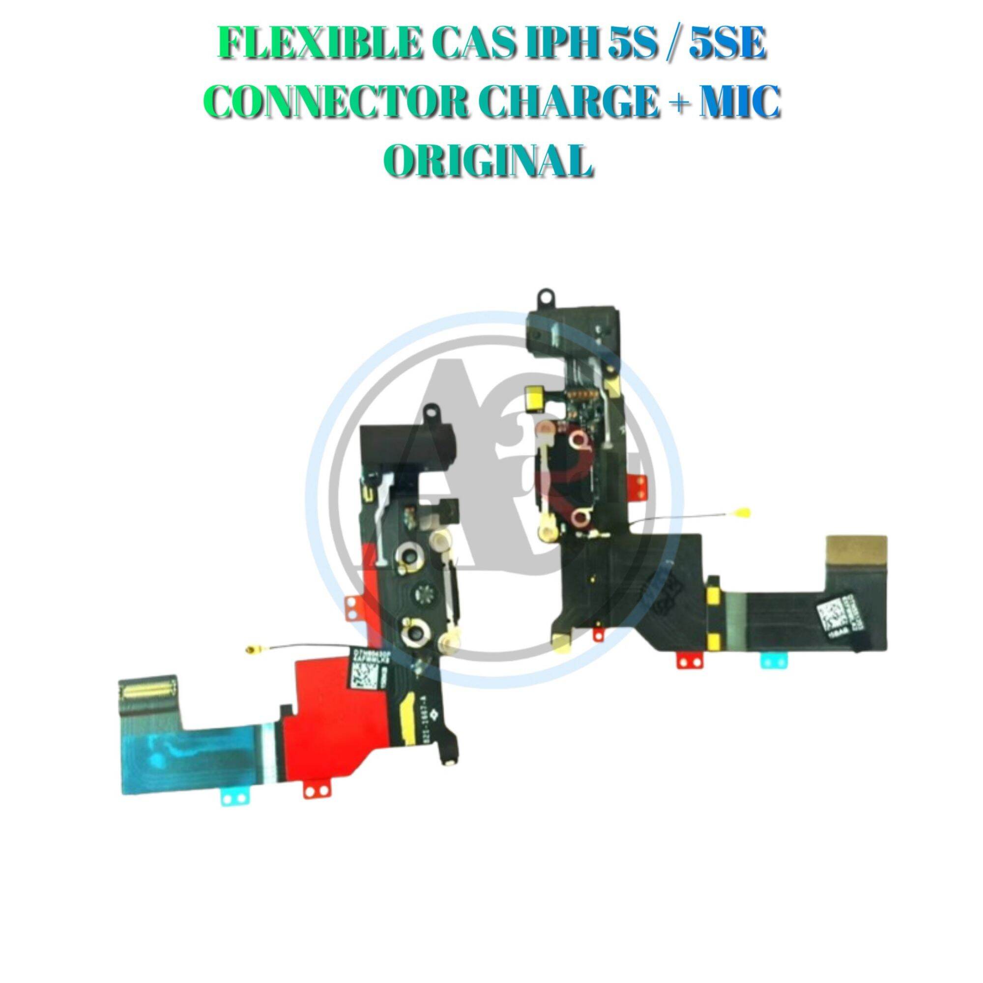 IPH 5S / 5SE FLEXIBLE KONEKTOR CAS CHARGER HF MIC / FLEX CON TC ...