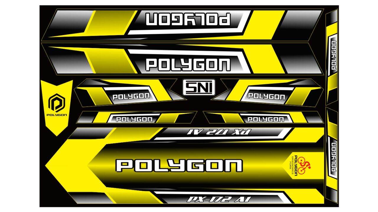 stiker sepeda bmx 20 decal glossy mengkilap | Lazada Indonesia