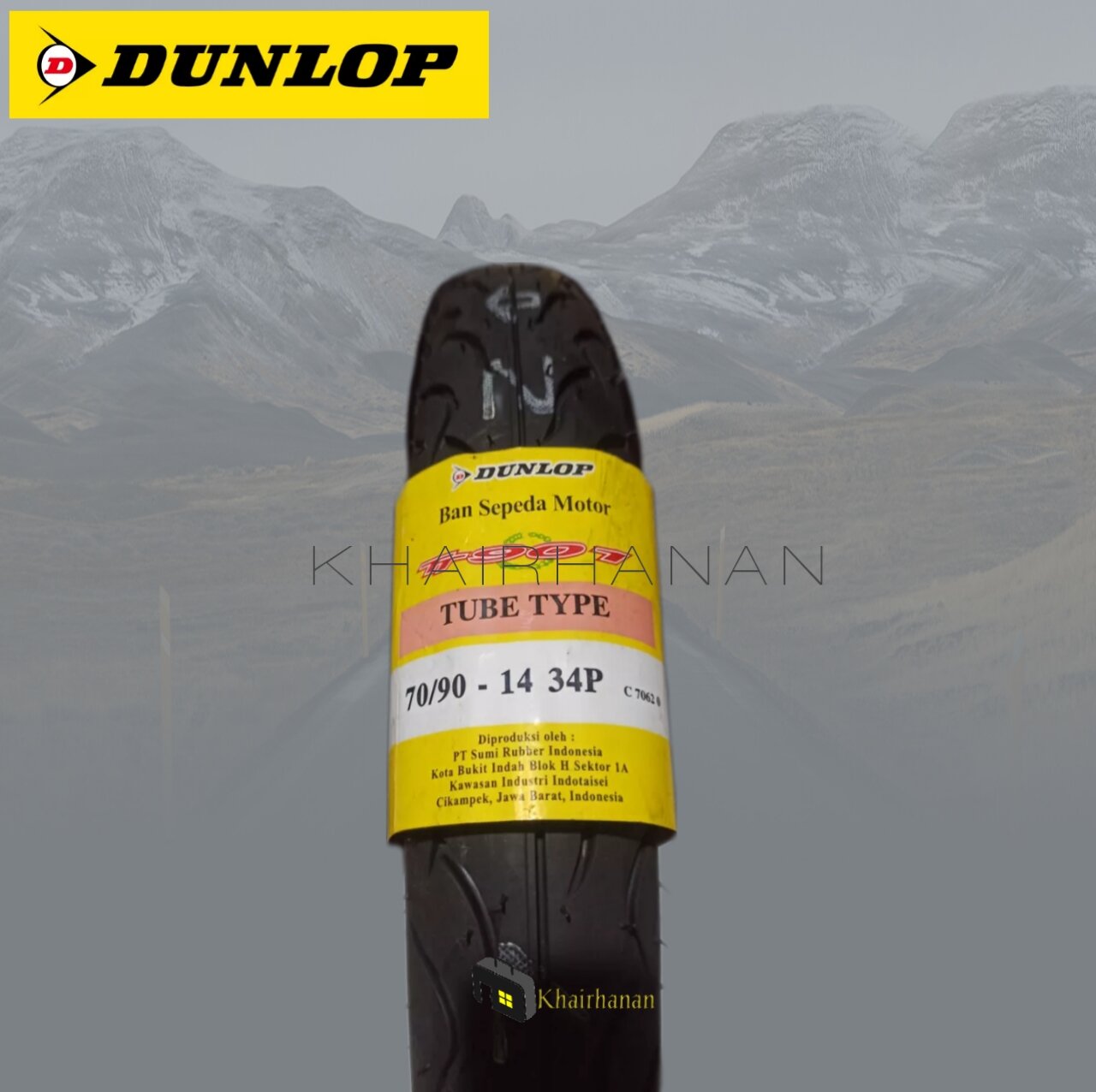BAN LUAR DUNLOP TUBE TYPE 70/90-14 UNTUK MATIC | Lazada Indonesia
