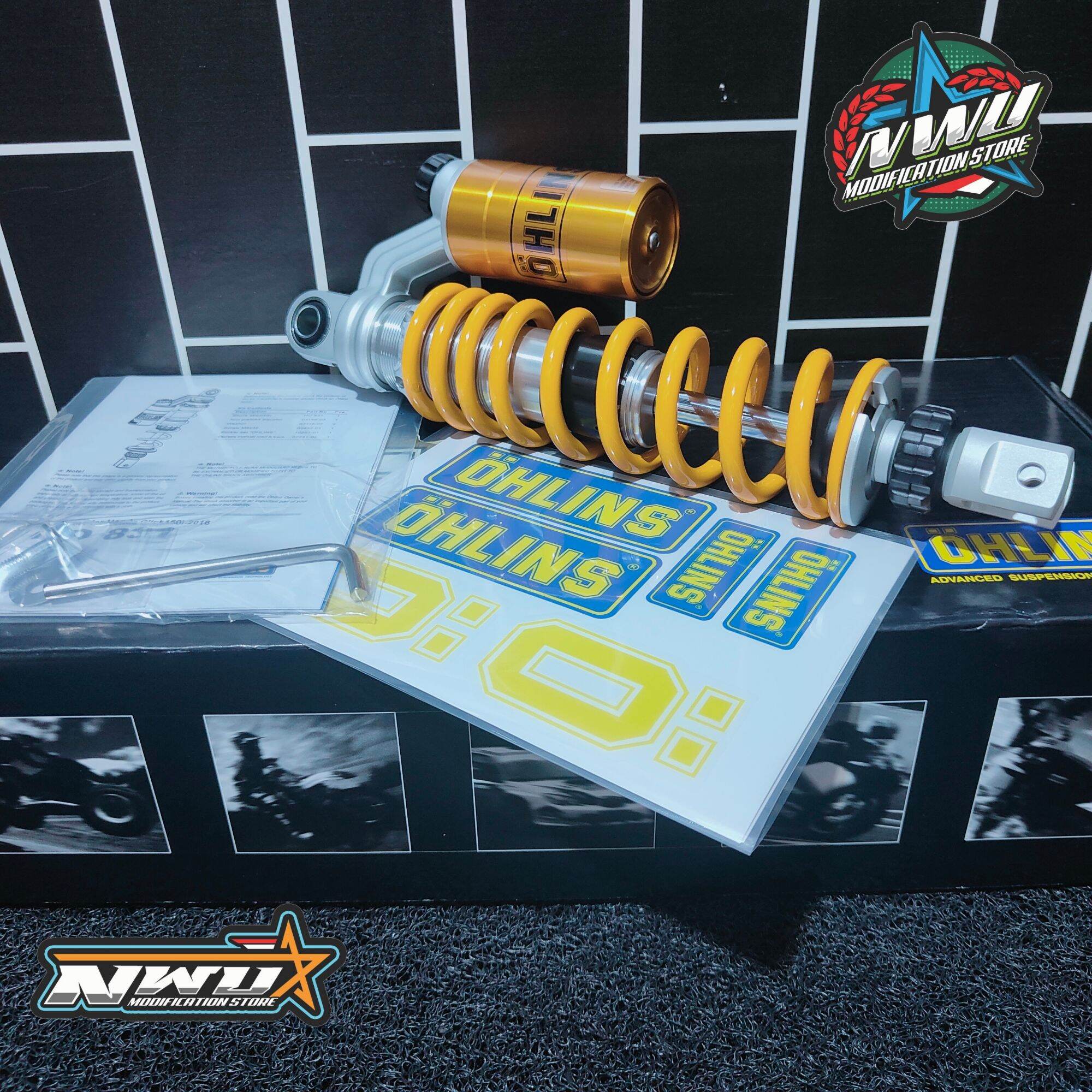 Shock Belakang Ohlins HO 831 For Honda Vario 125/150 | Lazada Indonesia