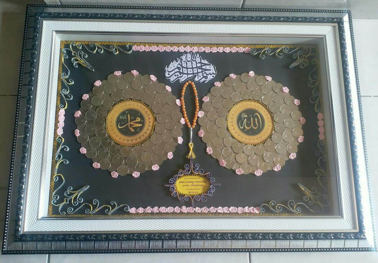 BINGKAI MAHAR KOIN ALLAH & MUHAMMAD/MAHAR NIKAH CUSTOM MURAH | Lazada ...