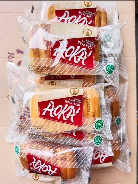 Roti Gulung Aoka Rasa Keju Dan Coklat | Lazada Indonesia