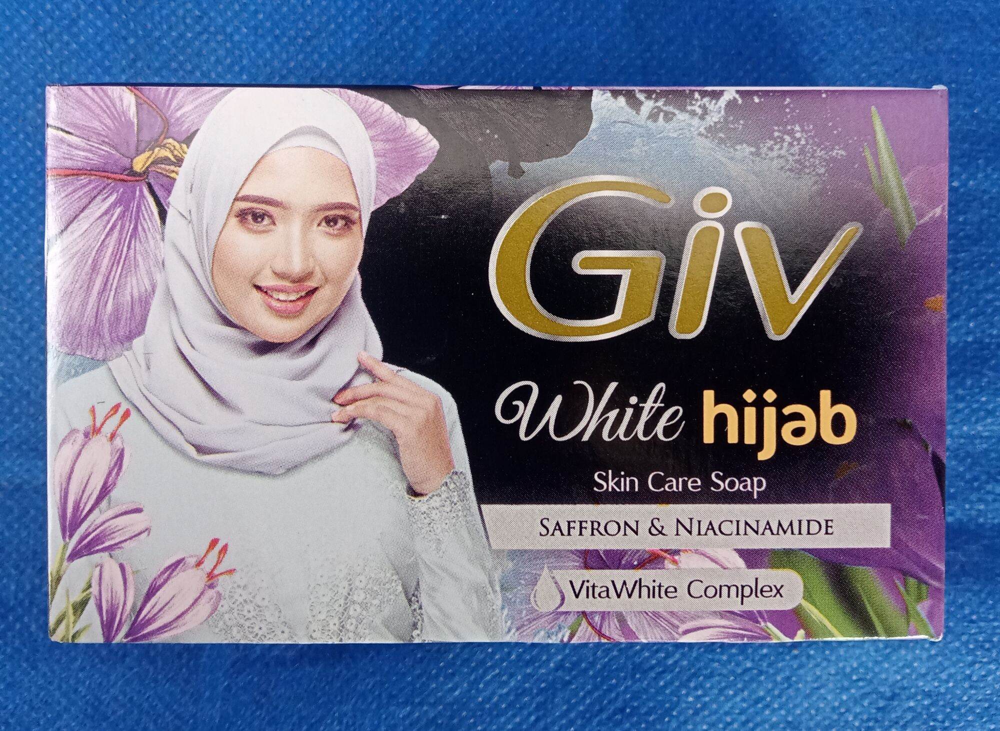 Giv Sabun Batang White Hijab - Saffron & Niacinamide 72 gr | Lazada ...