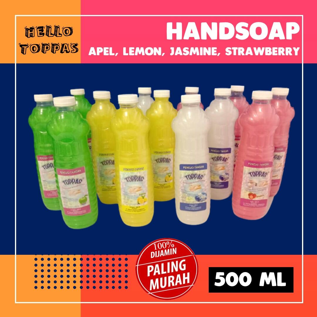 Toppas Sabun Cuci Tangan / Hand soap 500ml | Lazada Indonesia