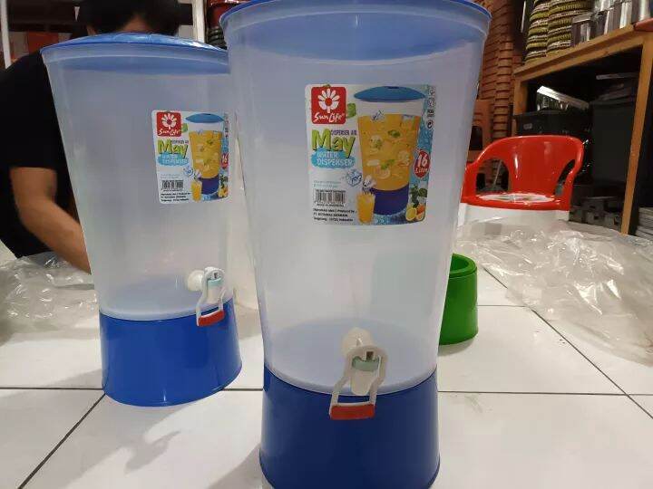 Water Dispenser SunLife 16 Liter / Tempat Es kran / Tempat Es Teh ...