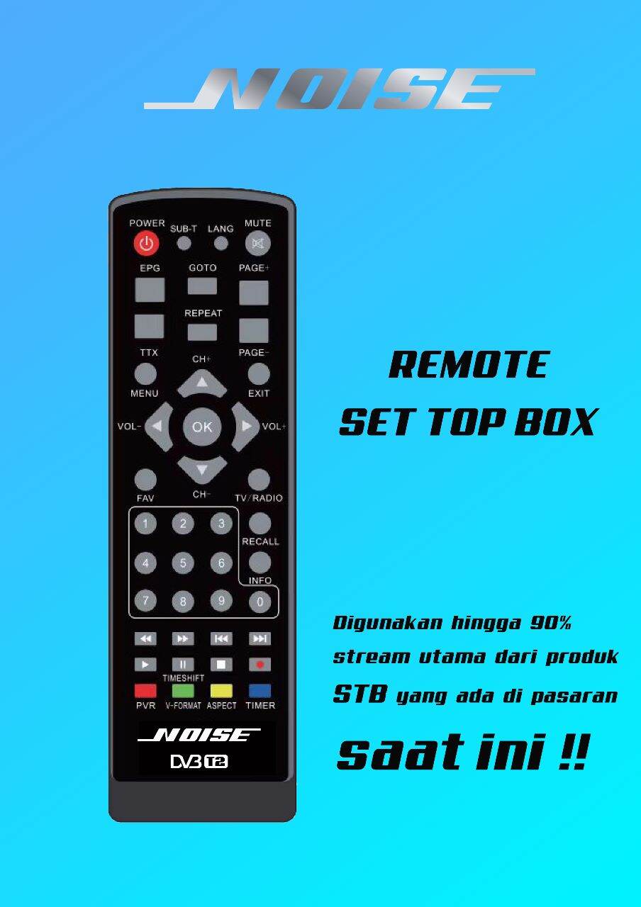 NOISE Remote Set Top Box STB | Lazada Indonesia