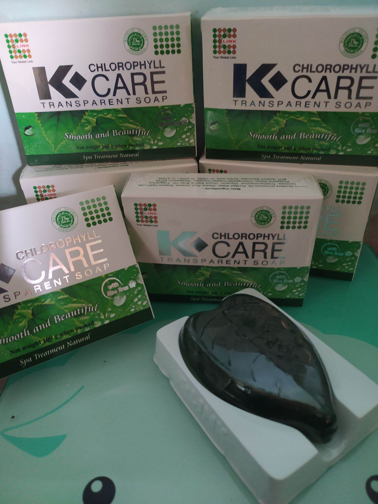 chlorophyll KCARE transparent soap atau sabun klorofil atau sabun cinta ...