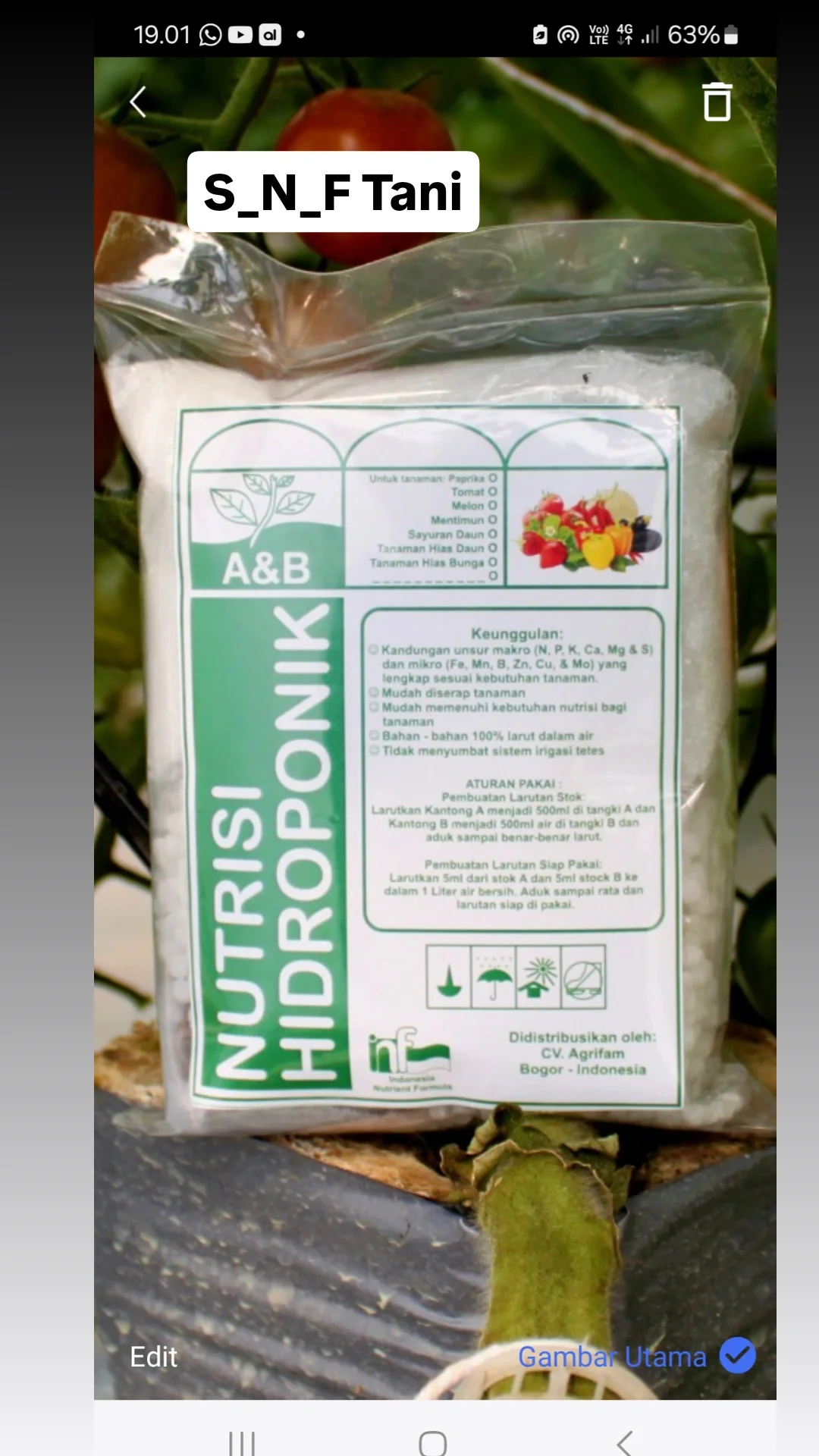 Nutrisi AB Mix Buah Larutan Pekat 500ML (Pupuk hidroponik) | Lazada ...