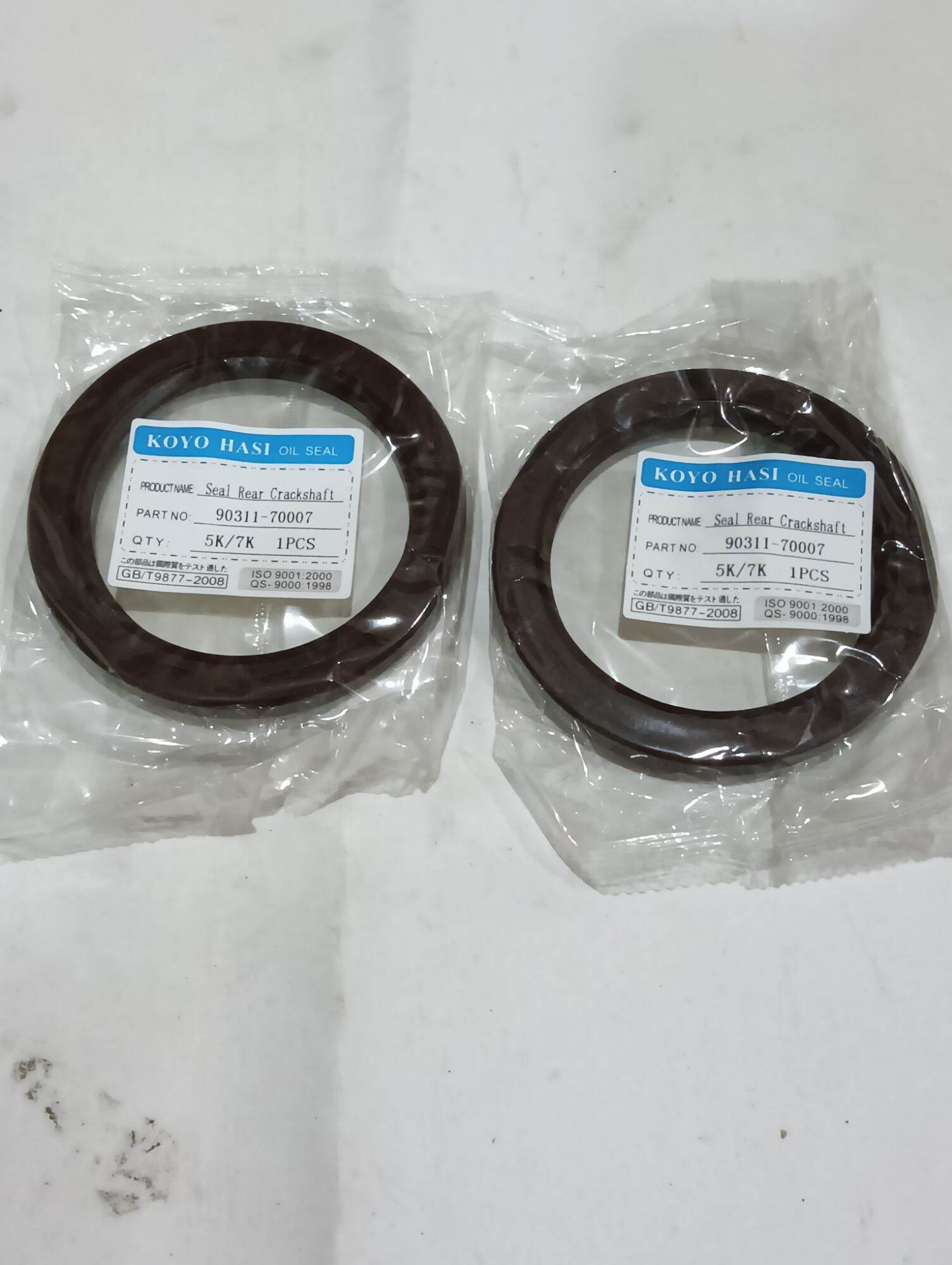 OIL SEAL CRANSHAFT 5K/7K SEAL KRUK AS BELAKANG 5K/7K UK 70x92x8.5 PART NO 90311-70007 | Lazada ...