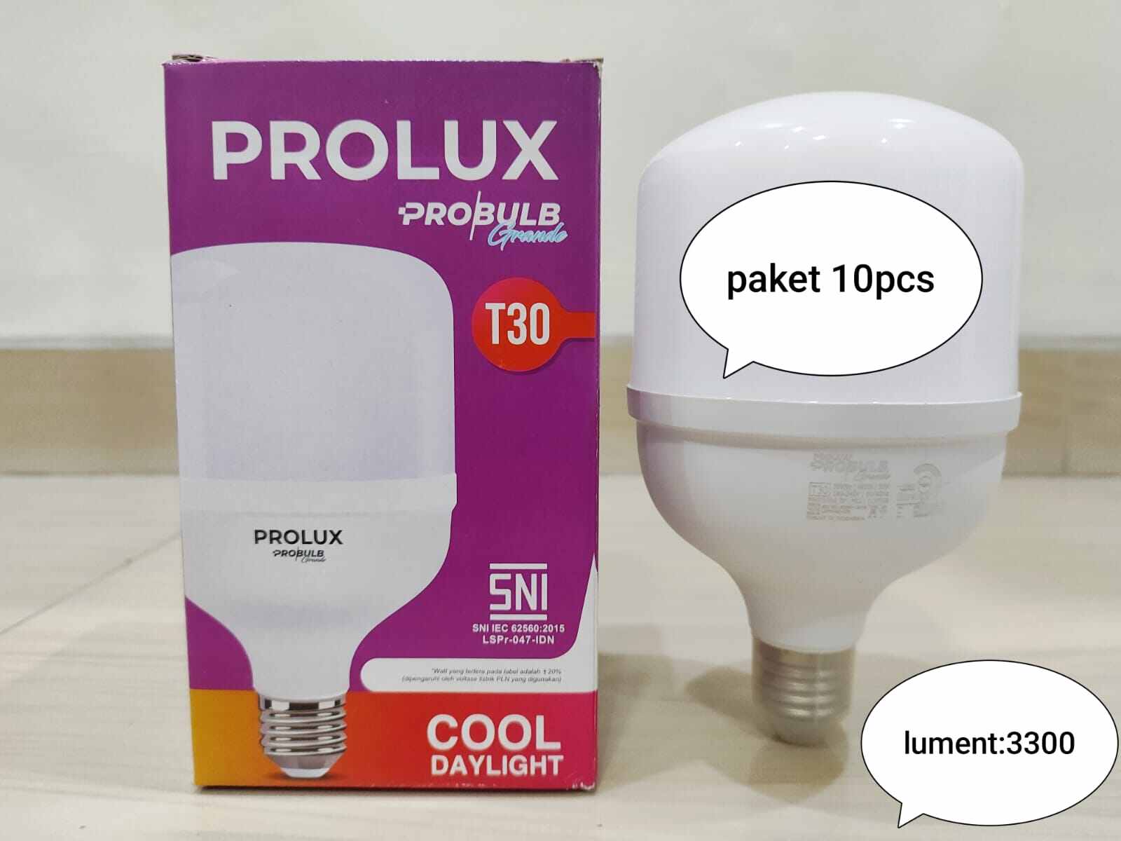 BOHLAM LED / LAMPU LED GARANSI 1 TAHUN PROLUX GRANDE 20W-50W | Lazada ...