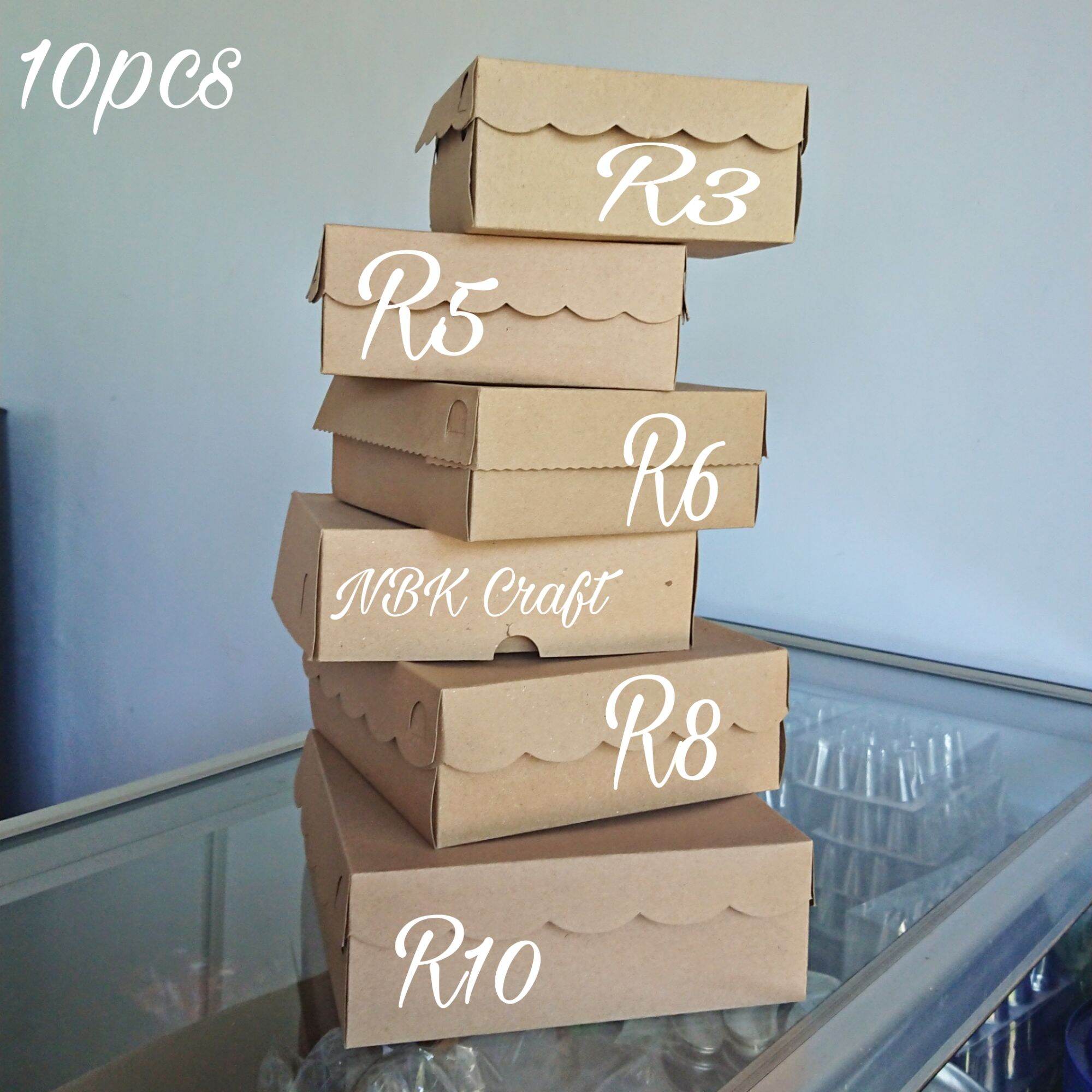 10pcs Box Dus Jajan Craft Box Snack Hajatan Box Coklat | Lazada Indonesia