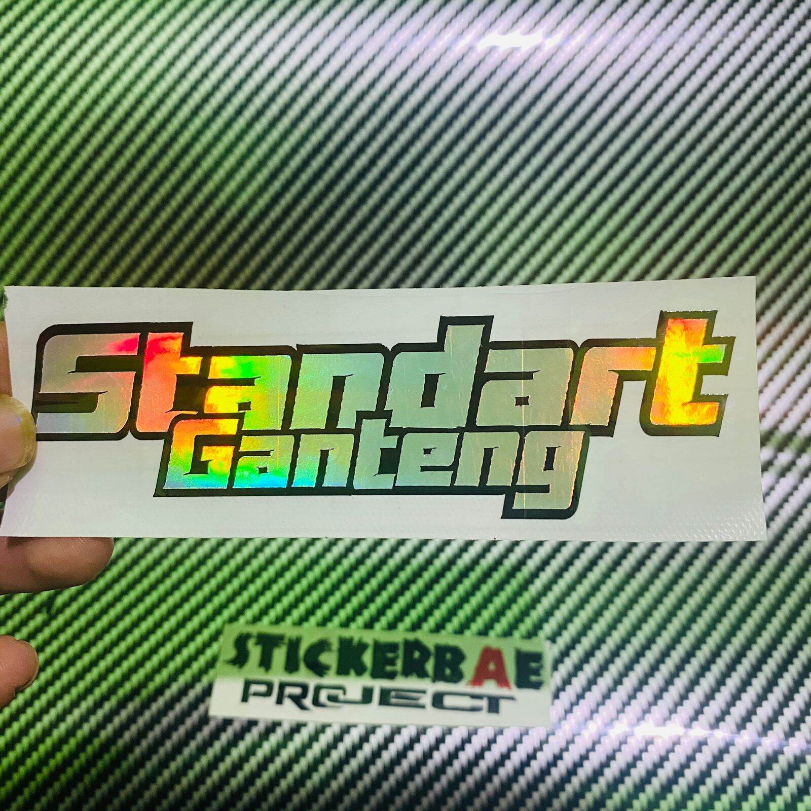 standar ganteng,standar ngeyel sticker cutting motor murah | Lazada ...