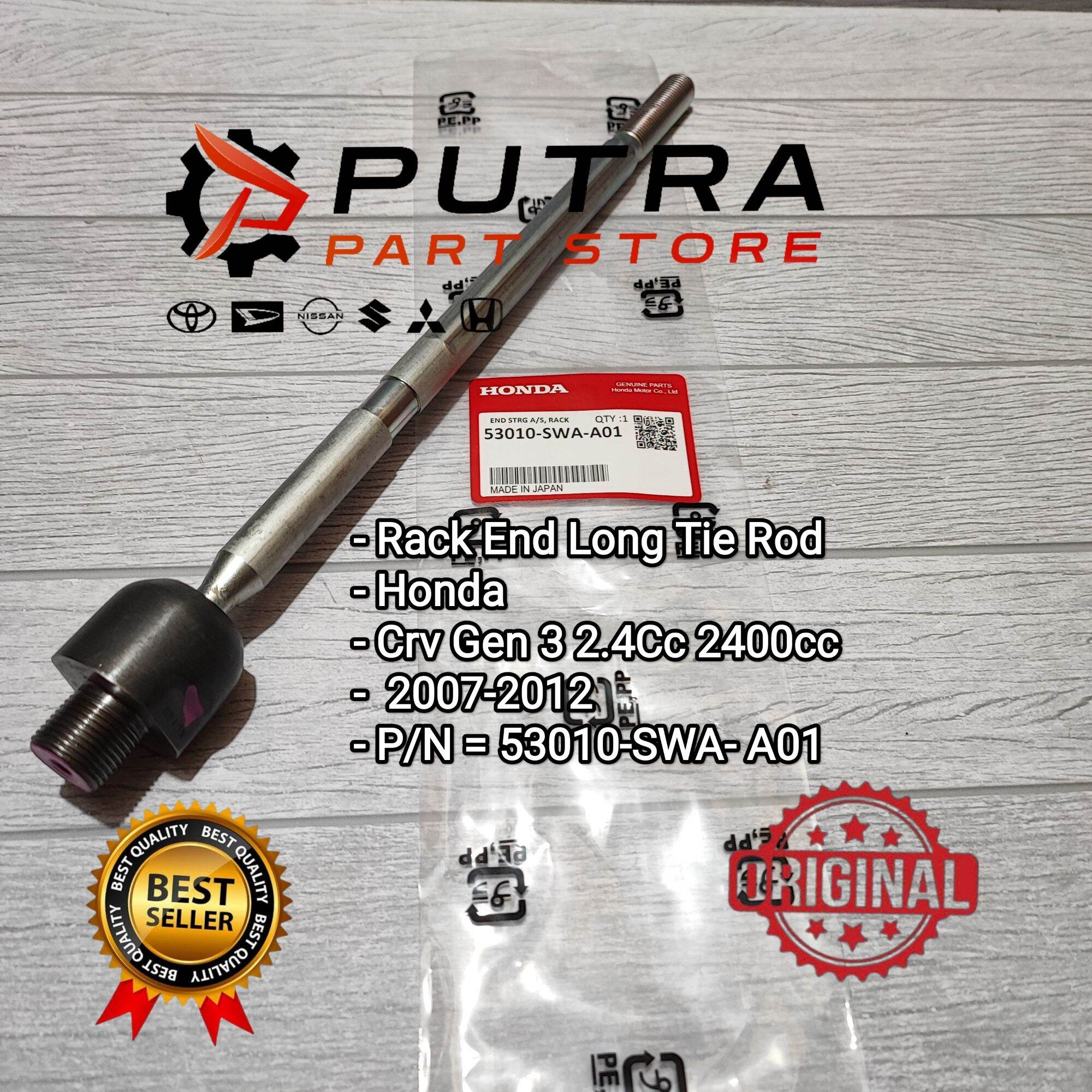 Rack End /Rak En CRV Gen 3 Long Tie Rod Honda Crv Gen3 2400cc 2.4cc ...